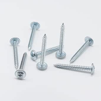 #8 x 1-1/2" Wood Screws Phillips Truss Head Alloy Steel Quick Metal ...
