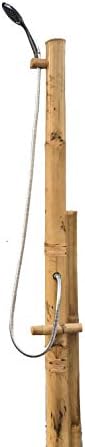Amazon.com: Bamboo Outdoor Shower | Tropical | Sustainable | Natural ...