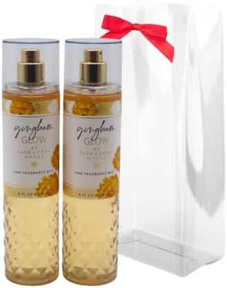 Amazon.com : Bath & Body Works GINGHAM GLOW Fine Fragrance Mist 2-piece ...