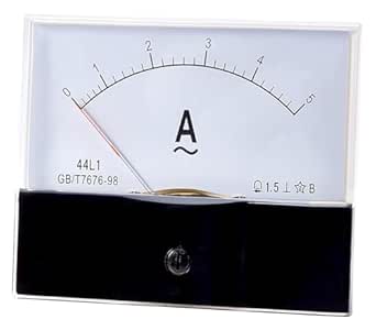 44L1 Pointer type AC ammeter 1A2A3A5A10A20A30A50A Analog Current Panel ...