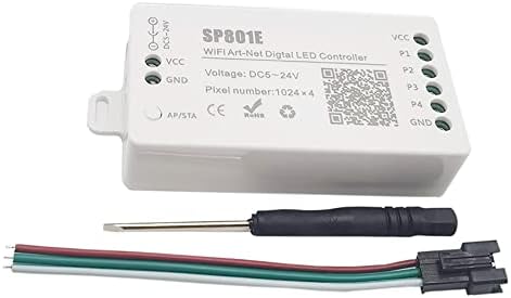 Amazon.com: Vrabocry SP801E WiFi Art-Net Magic LED Controller LED ...