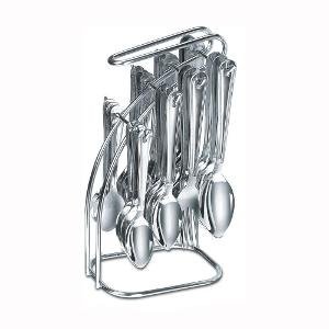 SKEPICK Stainless Steel Cutlery Stand with 24 Piece Set - Popular ...