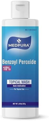 Amazon.com: MEDPURA Maximum Strength Topical Wash with Benzoyl Peroxide ...