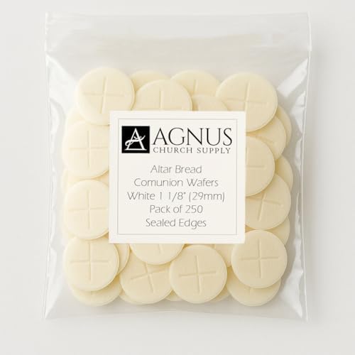 Altar Bread – White 1 1/8'' Communion Wafers, Pack of 250 | Premium ...