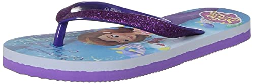 Disney Sofia The First Kids Girls Light Purple Flip-Flops by Toothless ...