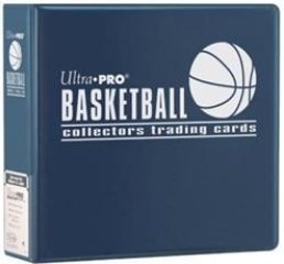 Blue Basketball 3-ring Binder Album for storing Basketball Cards ...