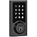 Weiser Premis Matte Black Smart Lock, Remote Access Touchscreen ...