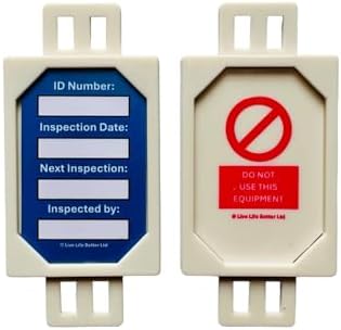 Harness Inspection Mini Tag and Insert - Pack of 20 Holders and 40 ...