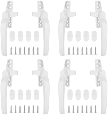 ZOFUN 8 Pcs UPVC Window Handles, 110 x 15 mm Cockspur Window Handle ...