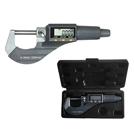 HOXY Digital Micrometer LCD Display, Micrometer with Fine‑Tuning ...