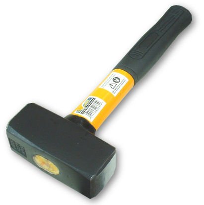Toolzone 1Kg Fibre Handle Lump Hammer : Amazon.co.uk: DIY & Tools