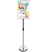 Amazon.com: DISPLAYSWORKER Sign holder floor stand, heavy Duty Pedestal ...