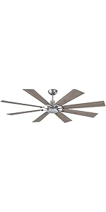 Amazon.com: TriStar II 3x 18 in. Brushed Nickel Triple Ceiling Fan and ...