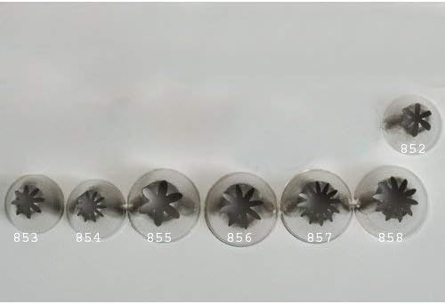 Amazon.com: Ateco #852 Deep Closed Star Pastry Tip - Stainless Steel ...