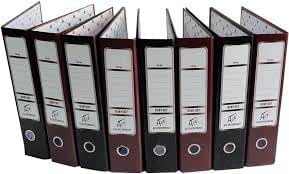 Laminated Office Box Files, Set of 8 : Amazon.in: Office Products