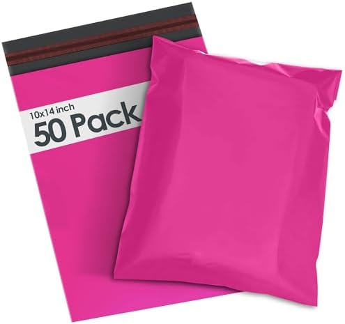 50x 10x14 Blue Plastic Strong Mail Post Mailing Postage Poly Bags Self ...