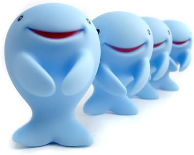 Amazon.com: 1 X Set 4 Cute Whale Toothbrush Holder Stand Bathroom ...