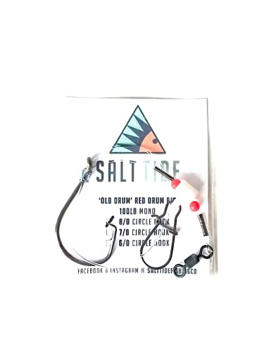 Amazon.com: 3 Pack 'Old Drum Rig' Surf Fishing Rigs with Duo-Lock ...