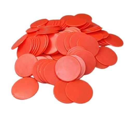 Prokart Plastic Plain Token Coin, Chips for Board Games and Other USES ...