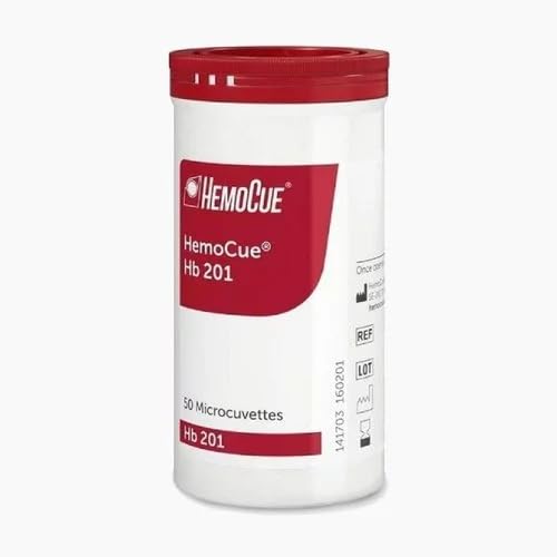 Buy Hemocue® HB 201 Microcuvettes Analyzer hemoglobin (50 Microcuvettes ...