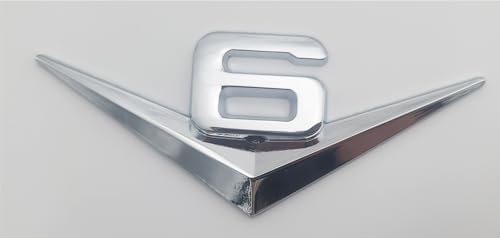 Amazon.com: 1Pcs New Automotive V6 Emblem Letter v6 Badge Trim ...