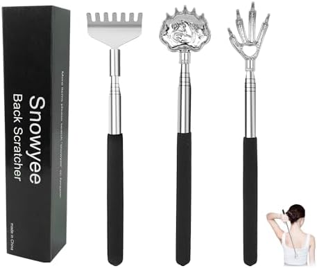 Snowyee Backscratchers, Back Scratcher for Women Men 3PCS Includes Bear ...