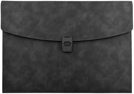 Amazon.com : VANRA File Folder Document Holder Faux Leather Portfolio ...