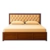 SONA ART & CRAFTS Zeus Sheesham Wood King Size Bed with Storage Box ...