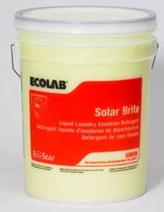 Amazon.com: ECOLAB Tri-Star Solar Brite Liquid Laundry Emulsion ...