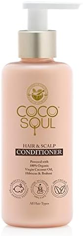 Amazon.com : Coco Soul Hair + Scalp Conditioner with Coconut & Ayurveda ...