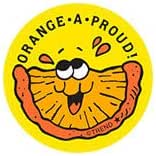 Amazon.com: Orange-A-Proud!/Orange Candy Scent Retro Stinky Stickers by ...