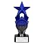 TROPHIESPLUSMEDALS Personalised Blue & Black Star Trophy – Premium ...