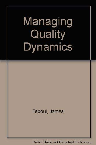 Amazon | Managing Quality Dynamics | Teboul, James | Management ...