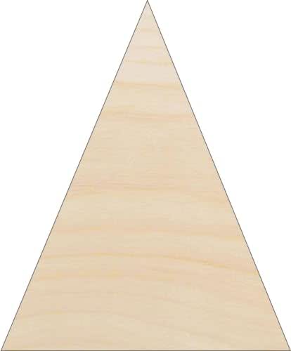 Amazon.com: Triangle - Laser Cut Out Unfinished Wood Craft Shape BSC12 ...