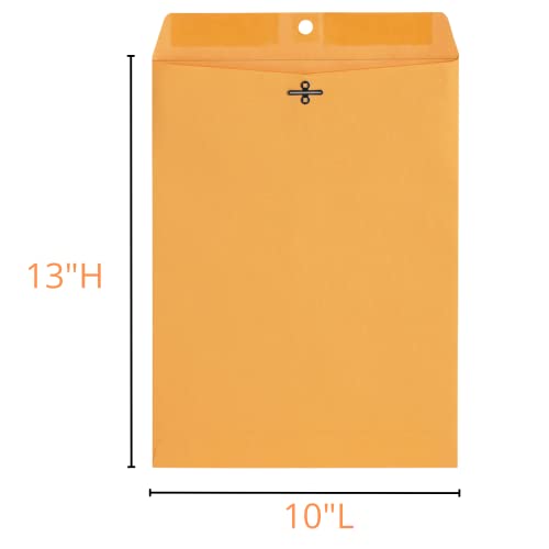 Snapklik.com : Clasp Envelopes 10x13, Brown Clasp Envelopes, Moisture ...
