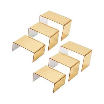 Calandis™ 6Pcs Acrylic Display Risers Display Shelves For Collectibles ...