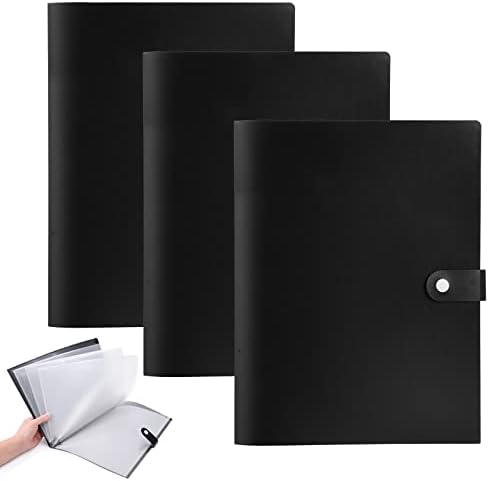 Amazon.com : Cesil 3 Packs 10-Pocket File Folder, Letter A4 Paper ...
