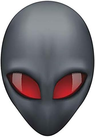 Amazon.com: Magnet Creepy Black 3D Alien Head with Red Eyes Magnetic ...