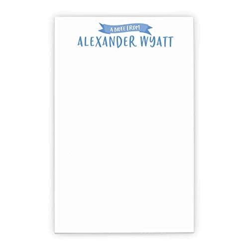 Amazon.com: Personalized Notepad for Boys, Personalized Stationary for ...