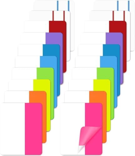 Sticky Notes Tabs 400 Pieces Page Markers Tab, 10 Colours Adhesive ...