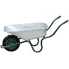 Gr8 Garden Heavy Duty Wheelbarrow 85L Litre Galvanised Steel DIY ...