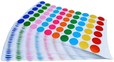 Amazon.com : Colored Dot Stickers Round 0.75 inch Coded Labels 3000 ...