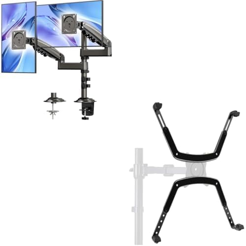 Amazon.com: HUANUO 13-32 Inch Monitor Mount 2 Monitors with Non-VESA ...