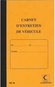 Lot de 5 Carnet Entretien du véhicule - 13x21 - 32 p. : Amazon.fr ...