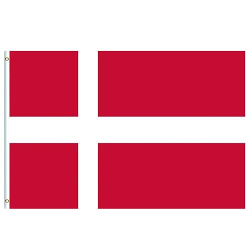 Large Denmark Flag 5ftx3ft,Denmark Decorations Flag Big Denmark ...