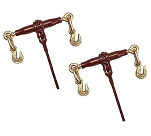 Mytee Products (2 Pack) PRO Heavy Duty Chain Binder Ratchet Style 5/16 ...