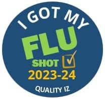 Amazon.com: 1" I Got My Flu Shot 2023-24 Season Stickers, Quality IZ ...