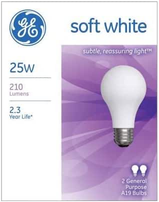 BULB SFTWHT 25A/W PK2 GE - Amazon.com