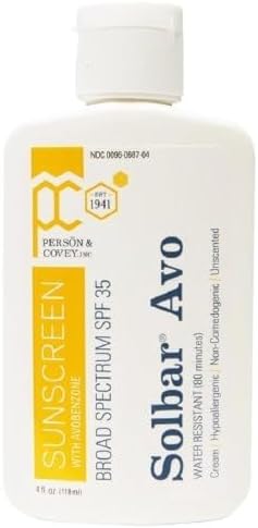 Amazon.com: SolBar AVO Sunscreen Lotion SPF 35, Unscented 4 fl oz ...