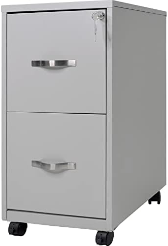 RACK & PACK Archivero Metálico 2 Gavetas con Ruedas 360° Tamaño Carta ...